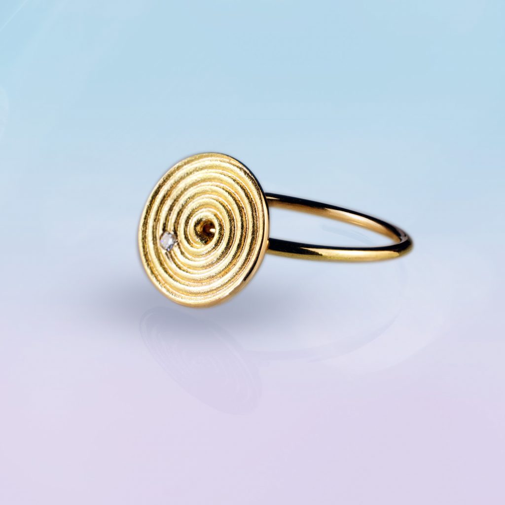 Classic Spiral Ring in Fairmined Gold - Cox & Power Jewellers